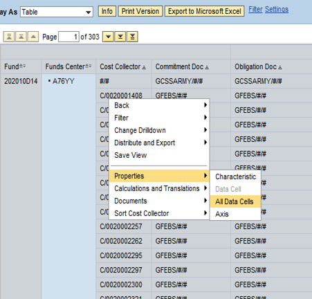 Format Data Cells (1 of 2)